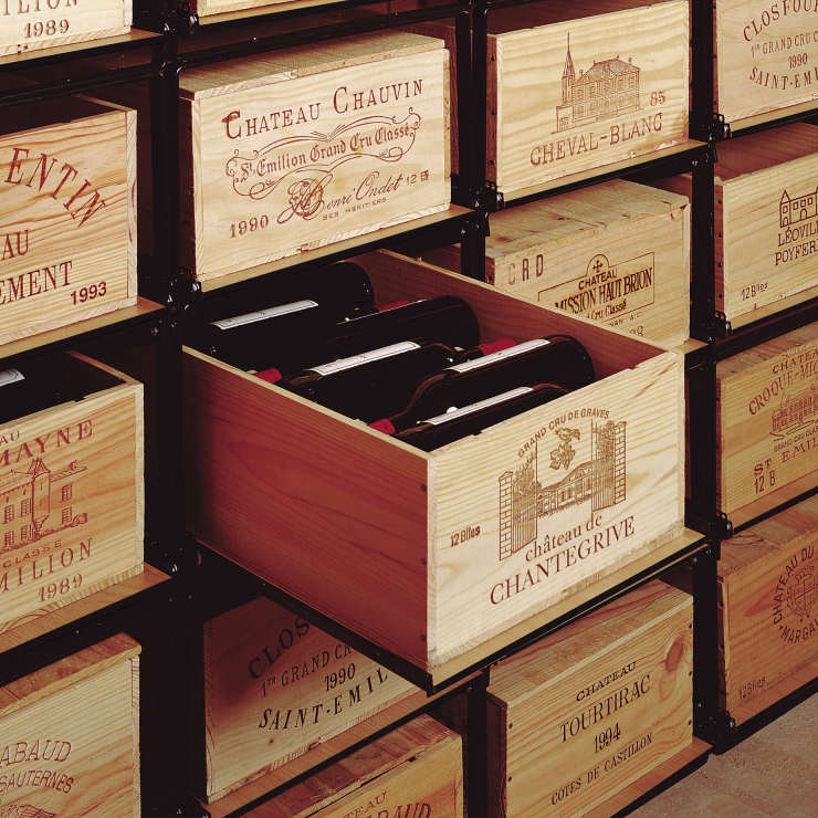 Storage system for 12-bottle wine cases | EuroCave