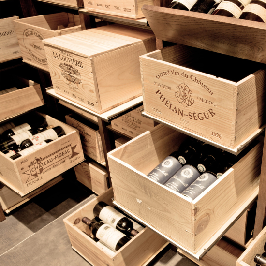 Storage system for 12-bottle wine cases | EuroCave